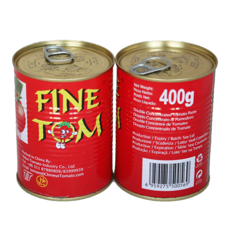 400g Fine tom Canned Tomato Paste – Hebei Tomato Industry Co. Ltd.